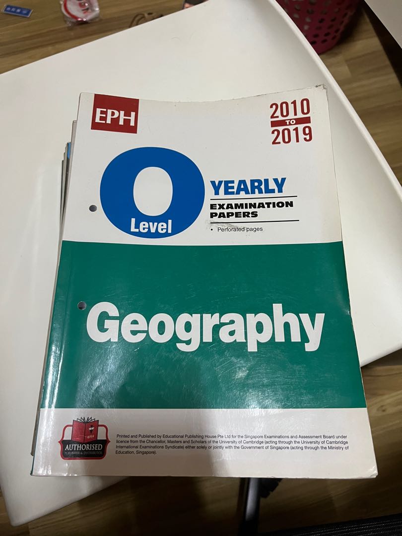 O level ten years series TYS geography, Hobbies & Toys, Books ...