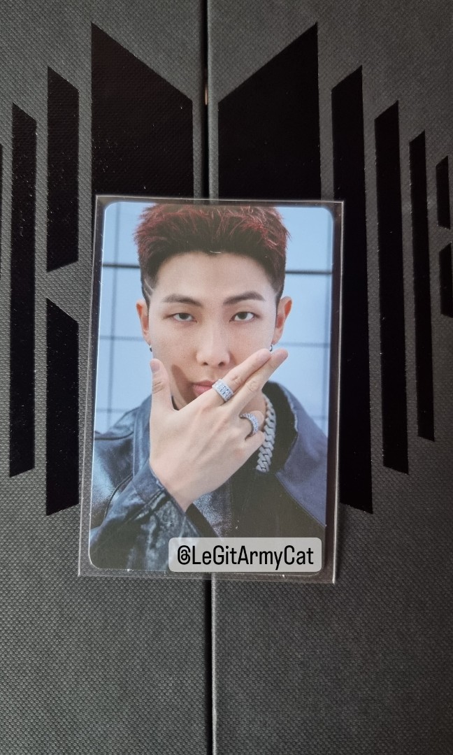 OFFICIAL BTS RM Proof Standard Non-random Photocard, Hobbies & Toys ...