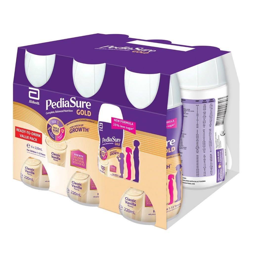 PediaSure Gold Ready To Drink, Babies & Kids, Nursing & Feeding ...