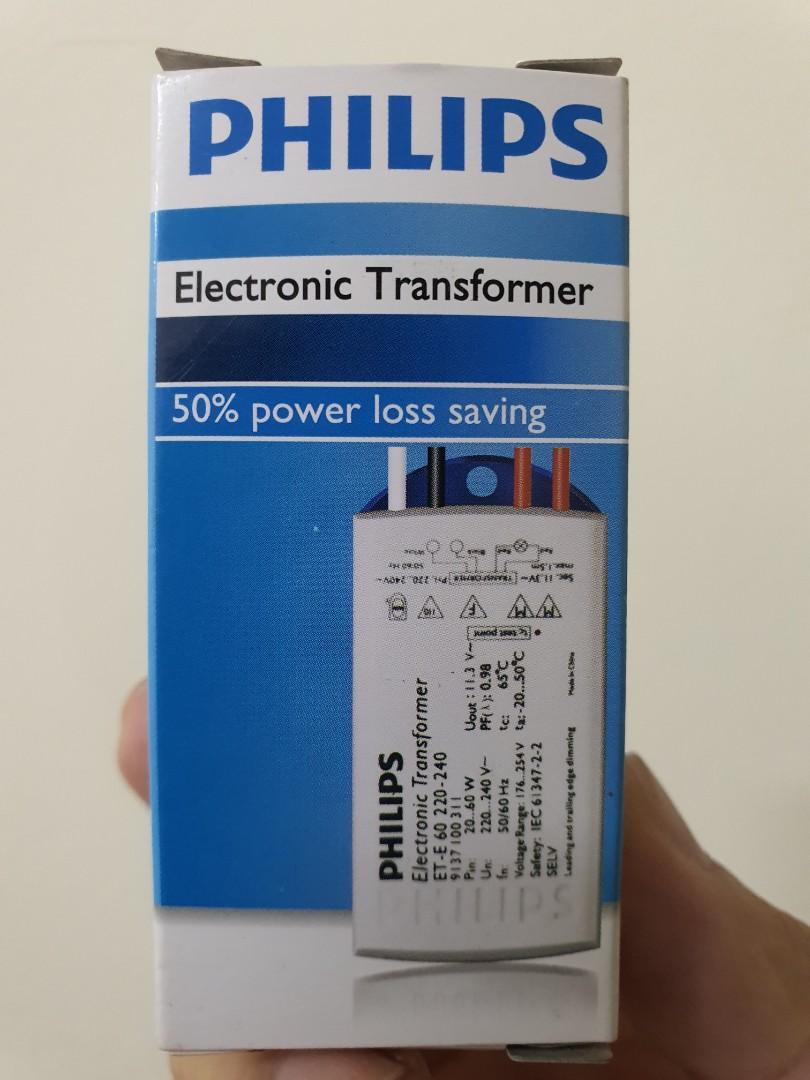 Philips Electronic Transformer (ET-E 60 220-240), TV & Home Appliances ...
