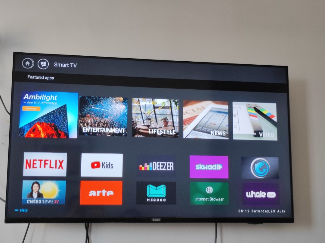 Phillips 50 4K UHD smart TV with warranty, TV & Home Appliances, TV ...