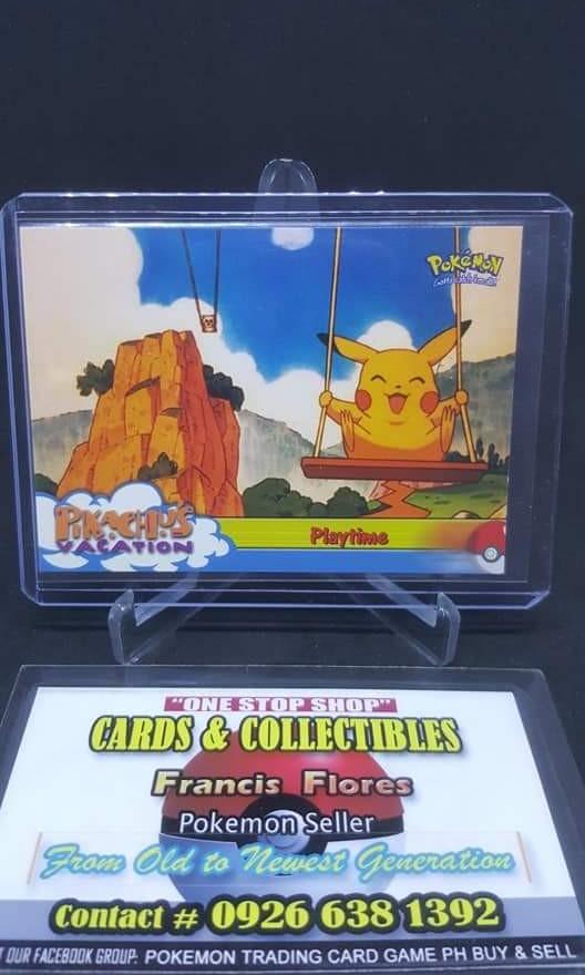 Pokemon Card - PLAYTIME - PIKACHU #57 (TOPPS: POKEMON MOVIE ANIMATION ...