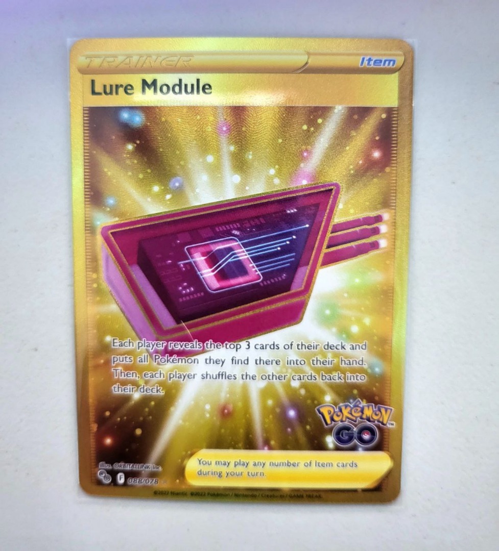 Pokemon Go TCG Gold Lure Module pogo, Hobbies & Toys, Toys & Games on ...