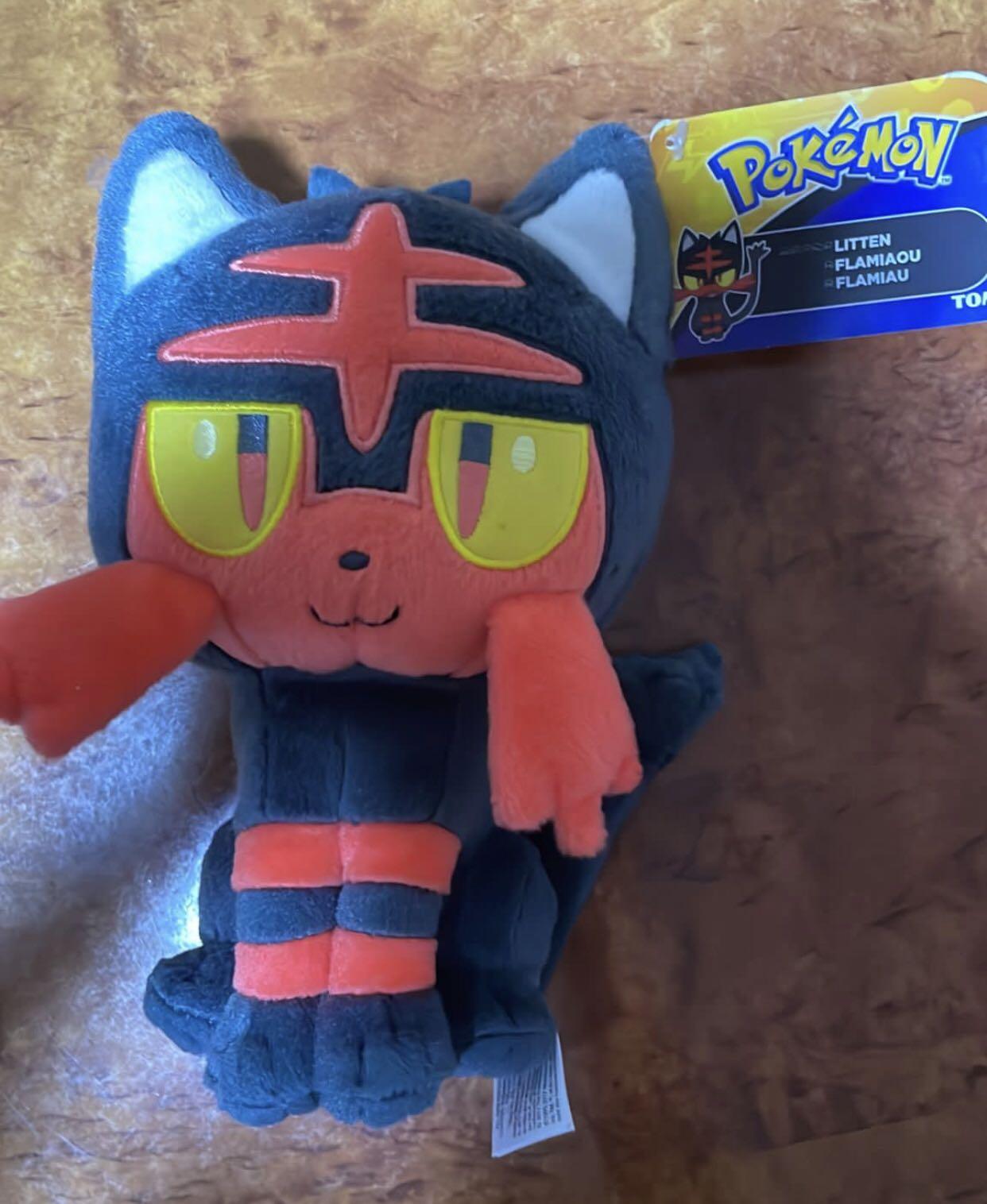 Pokémon Litten Soft Toy, Hobbies & Toys, Toys & Games on Carousell