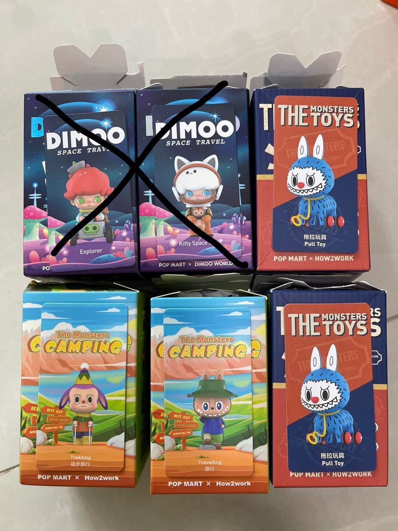 PopMart Dimoo, Labubu, Molly, Lulu Pig Blindbox, Hobbies & Toys, Toys ...