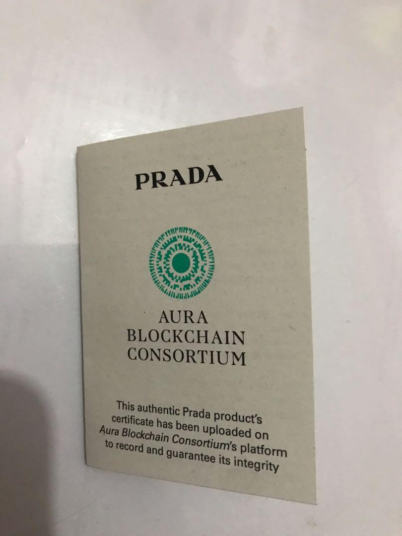 prada card kartu tas authentic card prada bag stok 1 original and ...