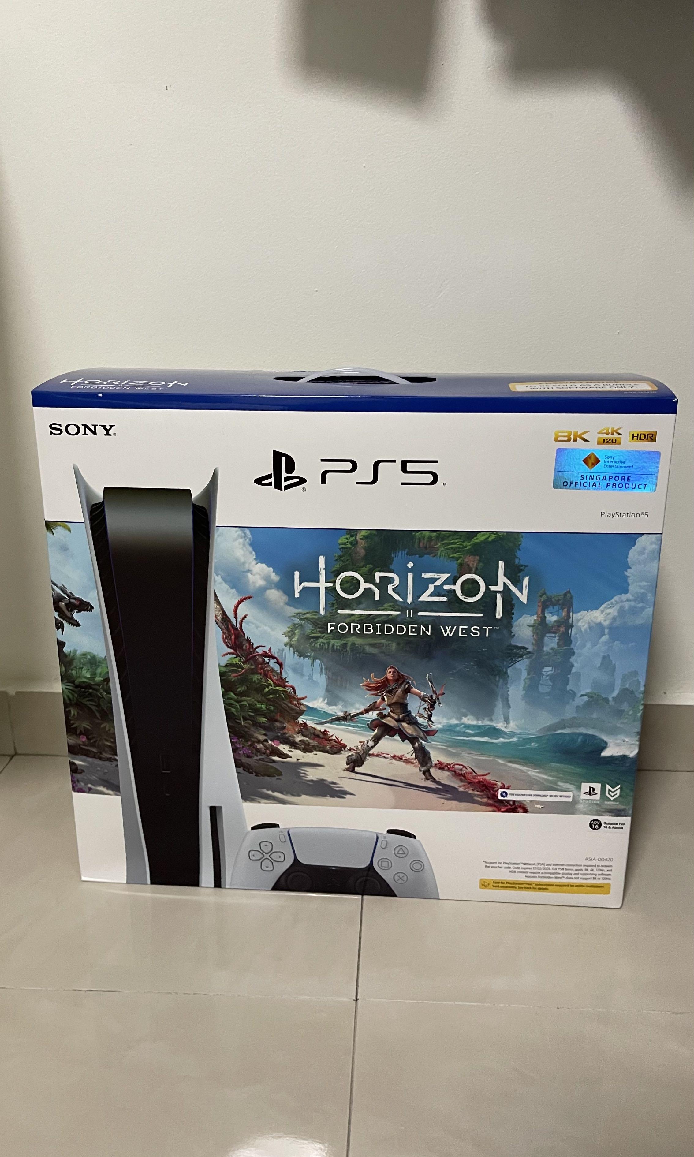 PS5 Disk Edition Horizon Forbidden West, Video Gaming, Video Game ...