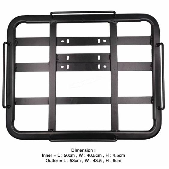 Rapido Multipurpose Rear Rack Tray easy for food delivery, Motorcycles ...