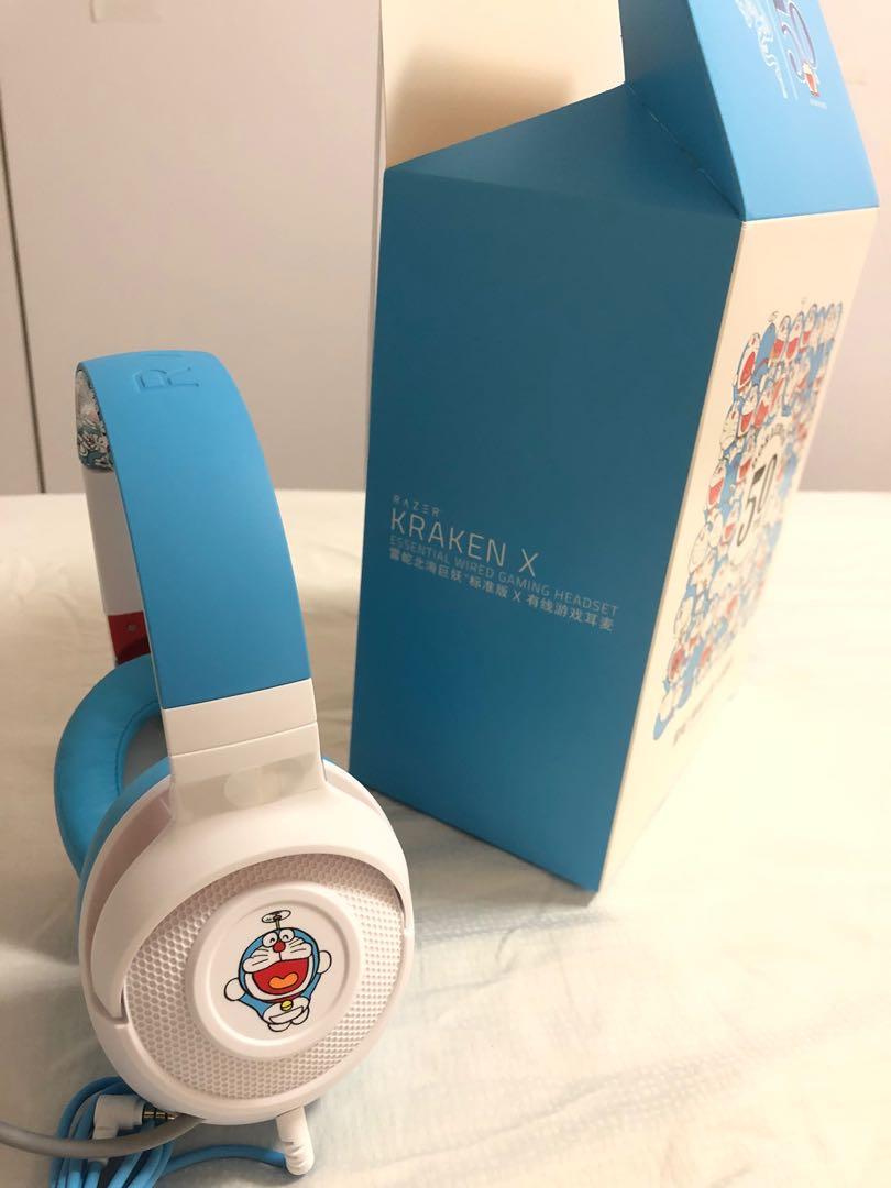 Razer Doraemon limited edition headset, Audio, Headphones & Headsets on ...