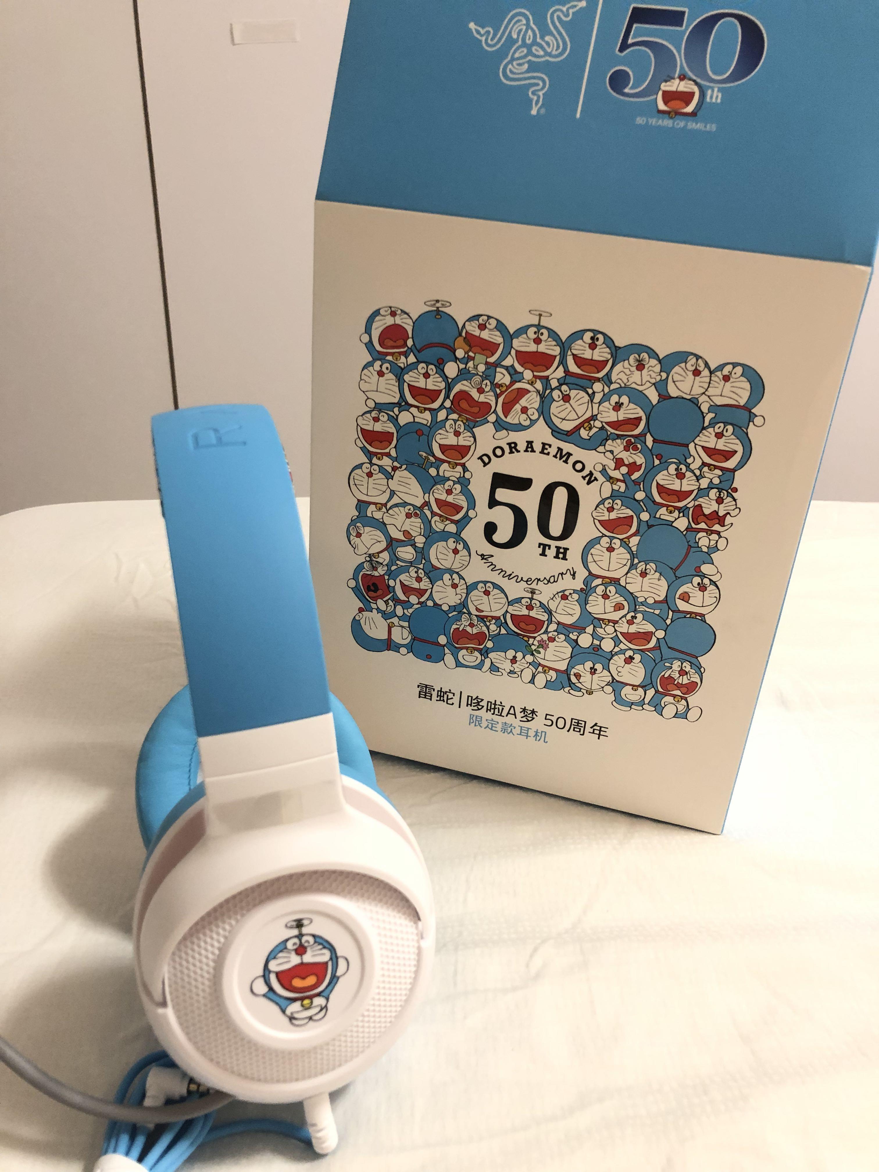 Razer Doraemon limited edition headset, Audio, Headphones & Headsets on ...