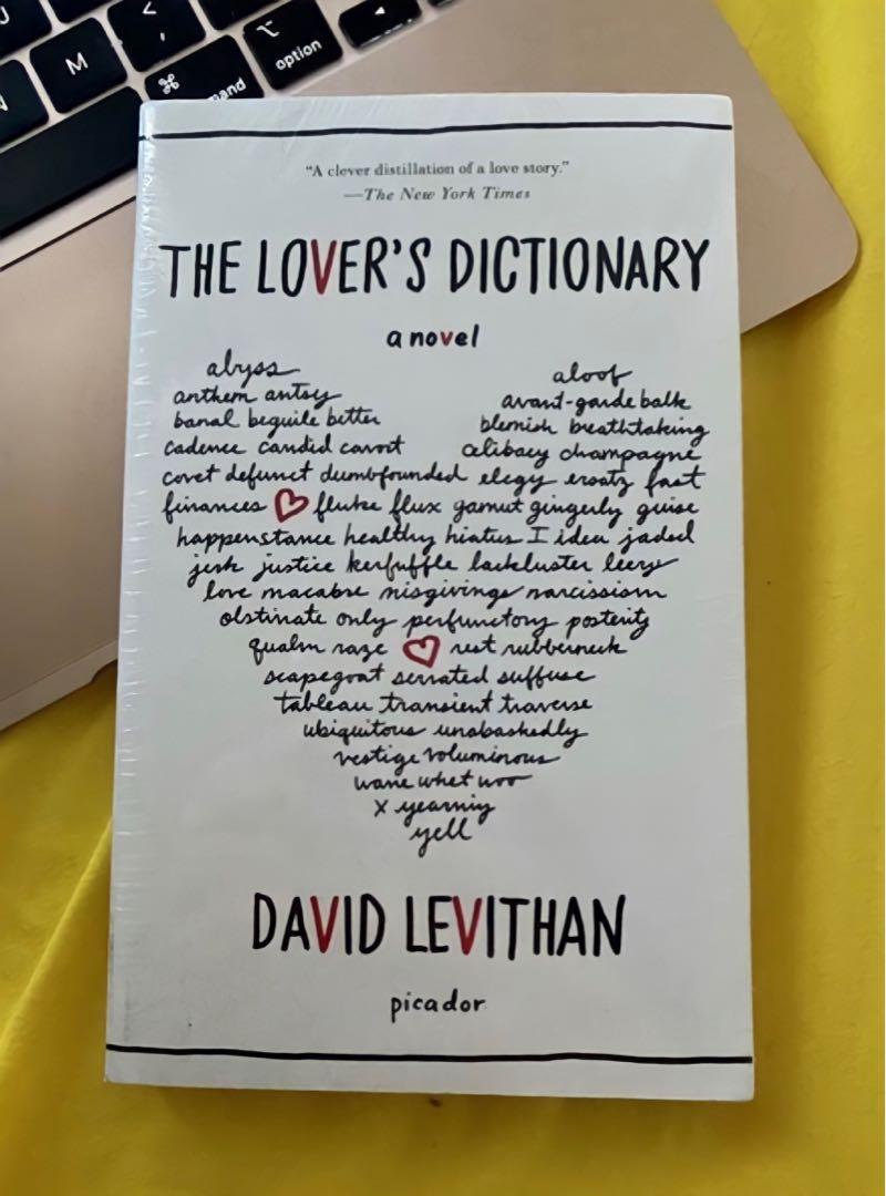 (SEALED) The Lover's Dictionary by David Levithan, Hobbies & Toys ...
