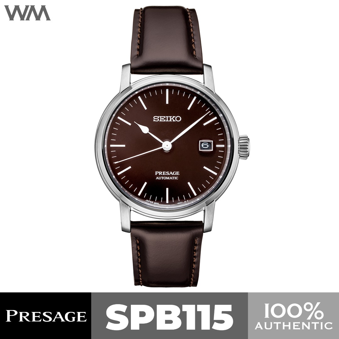 Seiko Presage Riki Enamel Dial Inspired by Riki Watanabe Steel Clock ...