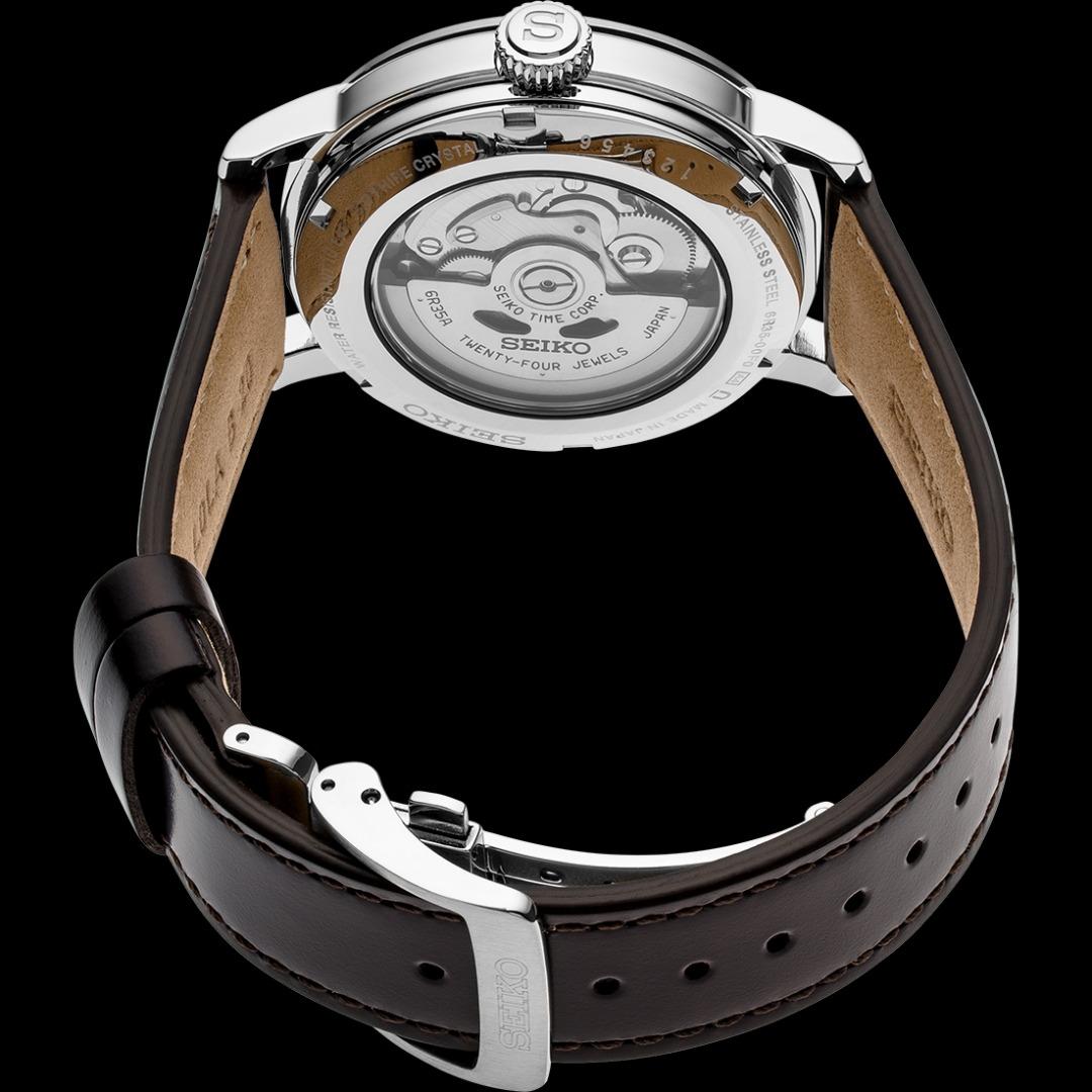 Seiko Presage Riki Enamel Dial Inspired by Riki Watanabe Steel Clock ...