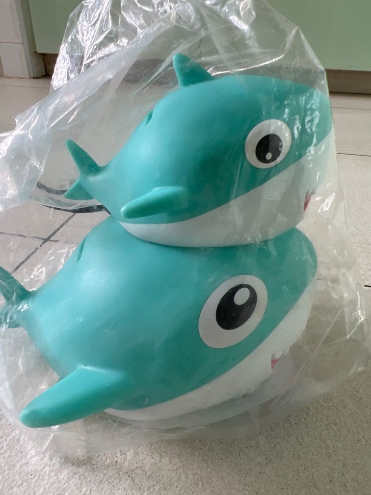 Shark coin bank, Hobbies & Toys, Toys & Games on Carousell