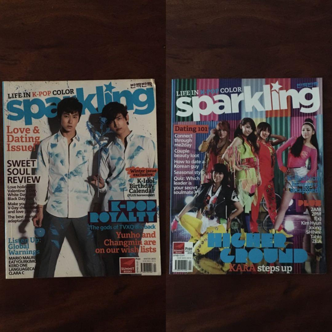 Sparkling Magazine Winter 2012 Double Cover ( TVXQ and KARA ), Hobbies ...