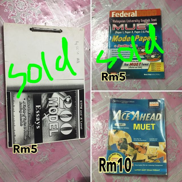 STPM MUET Reference / Exercise Book, Hobbies & Toys, Books & Magazines ...