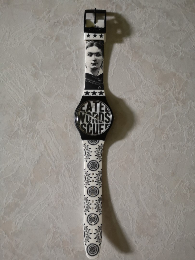 Swatch Words SUOZ124, Men's Fashion, Watches & Accessories, Watches on ...