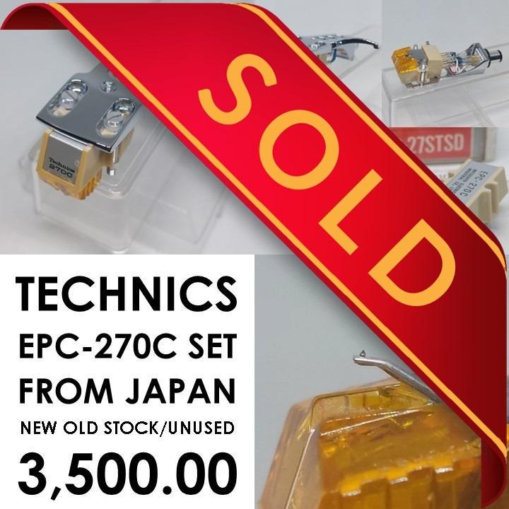 Technics Cartridge Stylus EPC-270C Set for Turntable Japan New Old ...