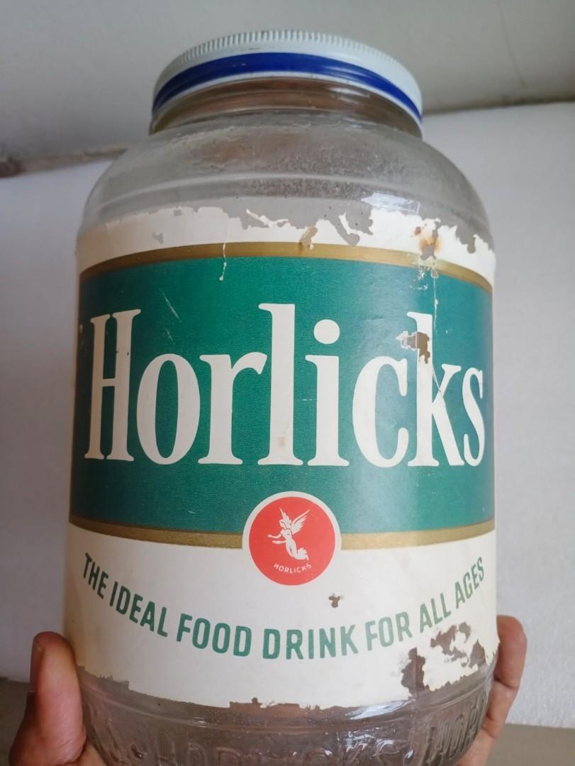 HORLICKS BOTTLE with label - 5 Lb. ( THAI , ENGLISH , CHINESE & MALAY ...