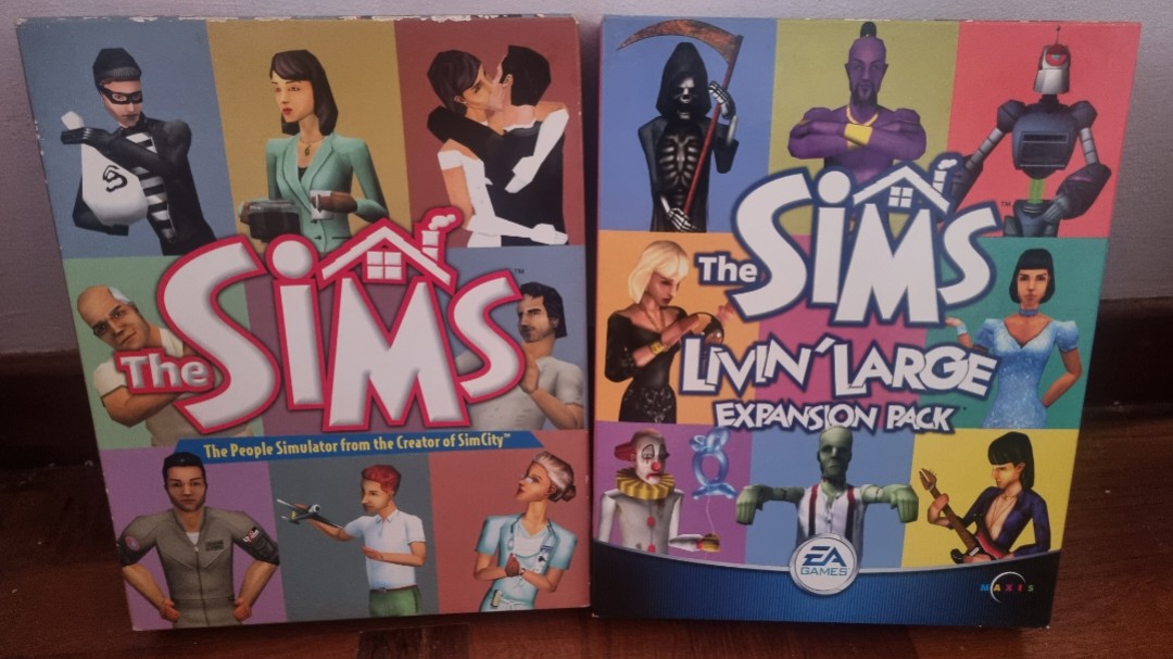 The original Sims game and Livin' Large EP, Hobbies & Toys, Toys ...