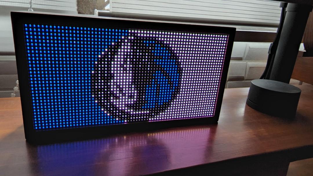 Tidbyt Wood Retro Digital Clock Display, Computers & Tech, Parts ...