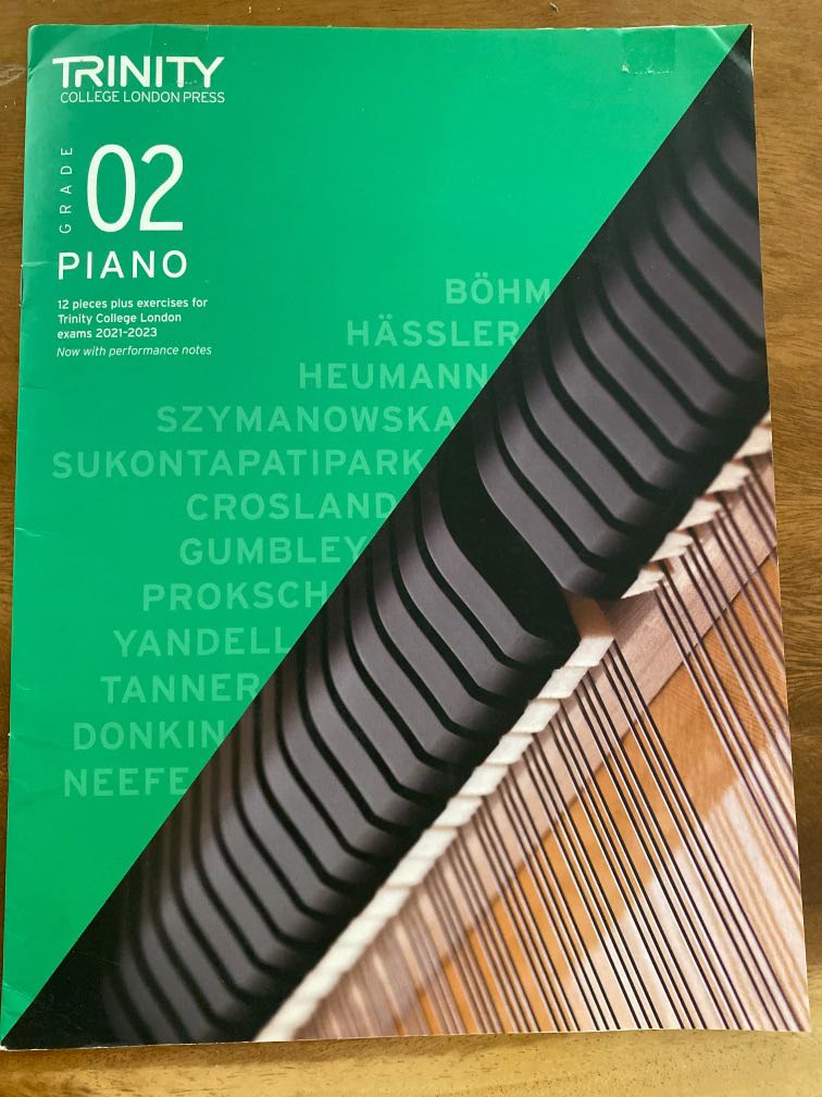 Trinity Grade 2 Piano Exams 2021 2023 Hobbies Toys Music Media trinity-grade-2-piano-exams-2021-2023-hobbies-toys-music-media