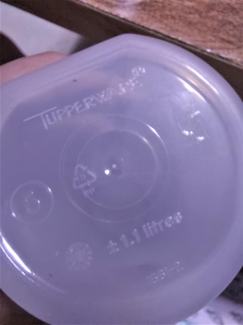 Tupperware Space Saver - Round 1.1L, Furniture & Home Living ...