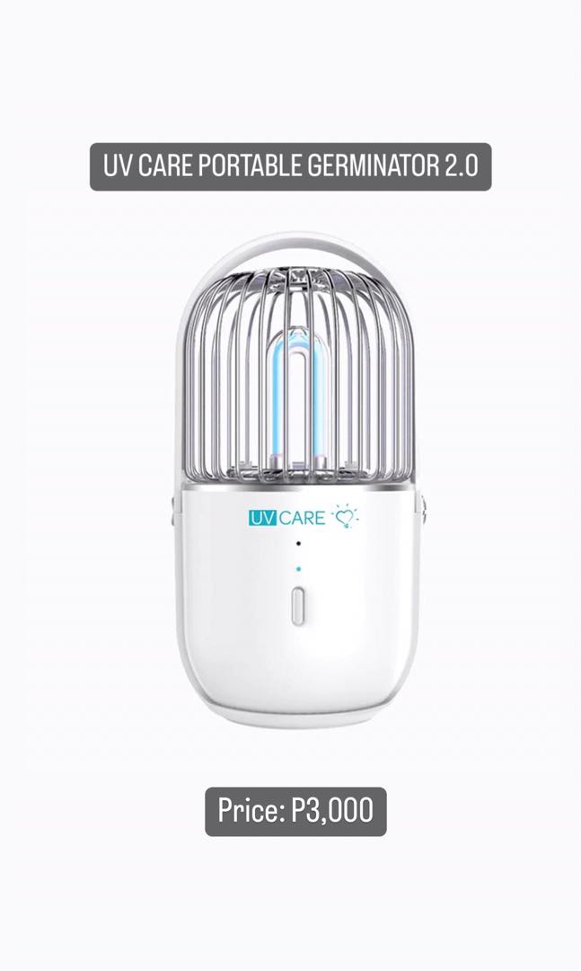 UV Care Portable Germinator 2.0 White, Beauty & Personal Care ...