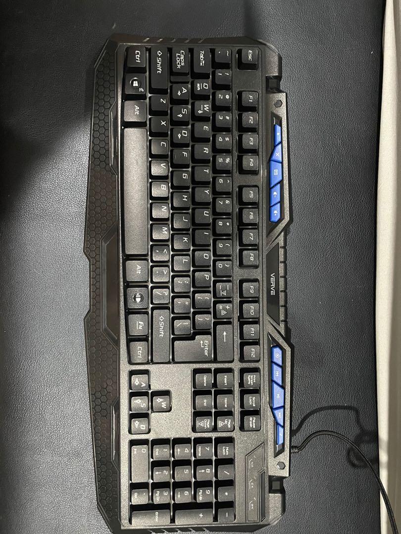 Verve Keyboard With RGB light and backlit RBG, Computers & Tech, Parts ...
