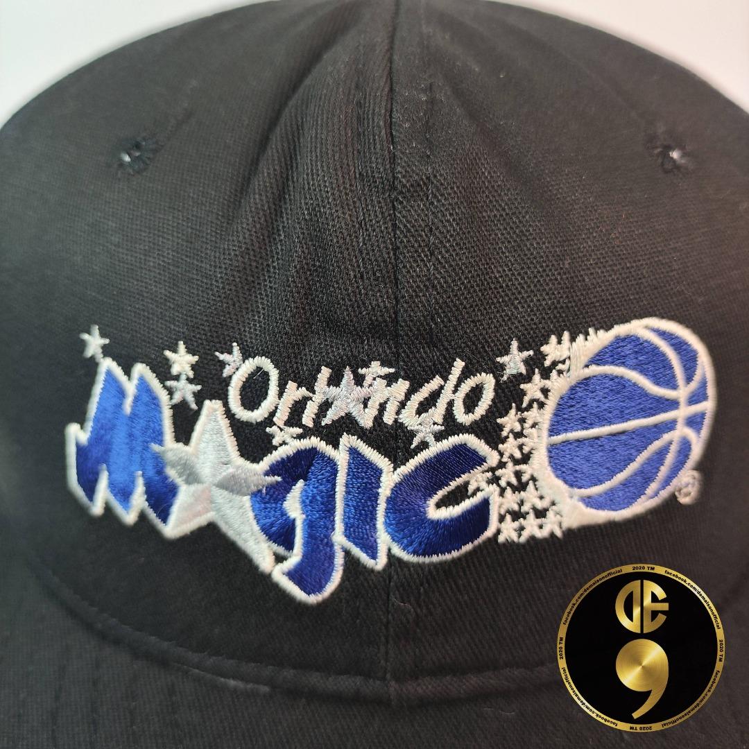 (Vintage) Orlando Magic Black Dome Snapback Hat by AJD, Men's Fashion ...