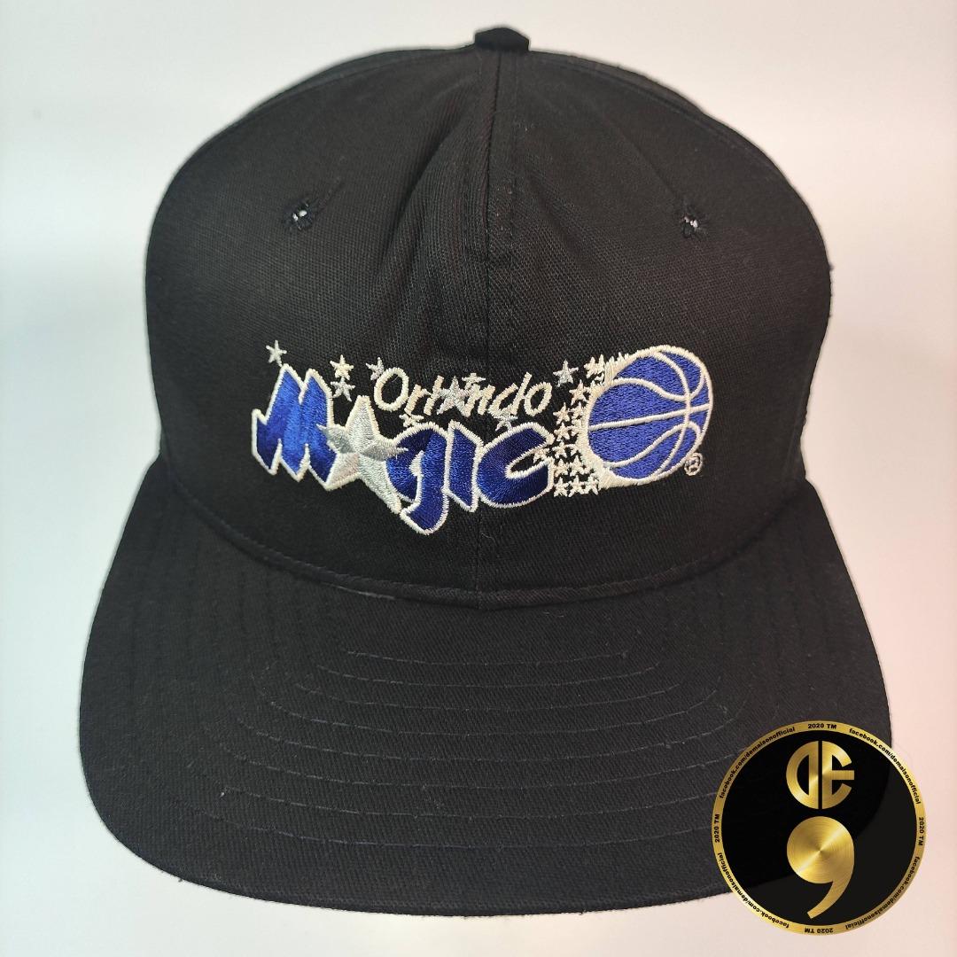 (Vintage) Orlando Magic Black Dome Snapback Hat by AJD, Men's Fashion ...
