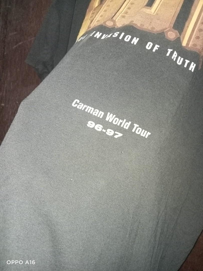 VINTAGE RIOT CARMAN TOUR, Men's Fashion, Tops & Sets, Tshirts & Polo ...