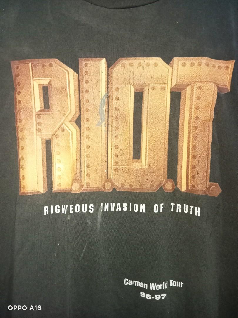 VINTAGE RIOT CARMAN TOUR, Men's Fashion, Tops & Sets, Tshirts & Polo ...