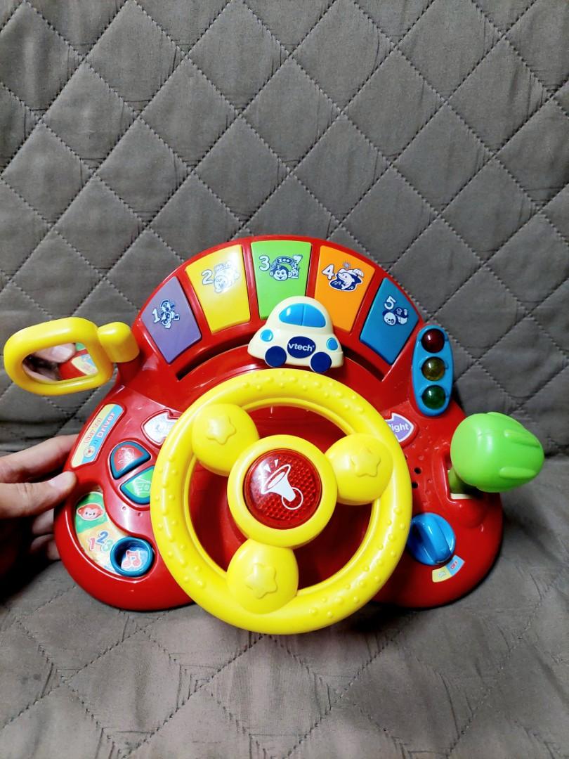 Vtech Car wheel Learning toy, Babies & Kids, Infant Playtime on Carousell