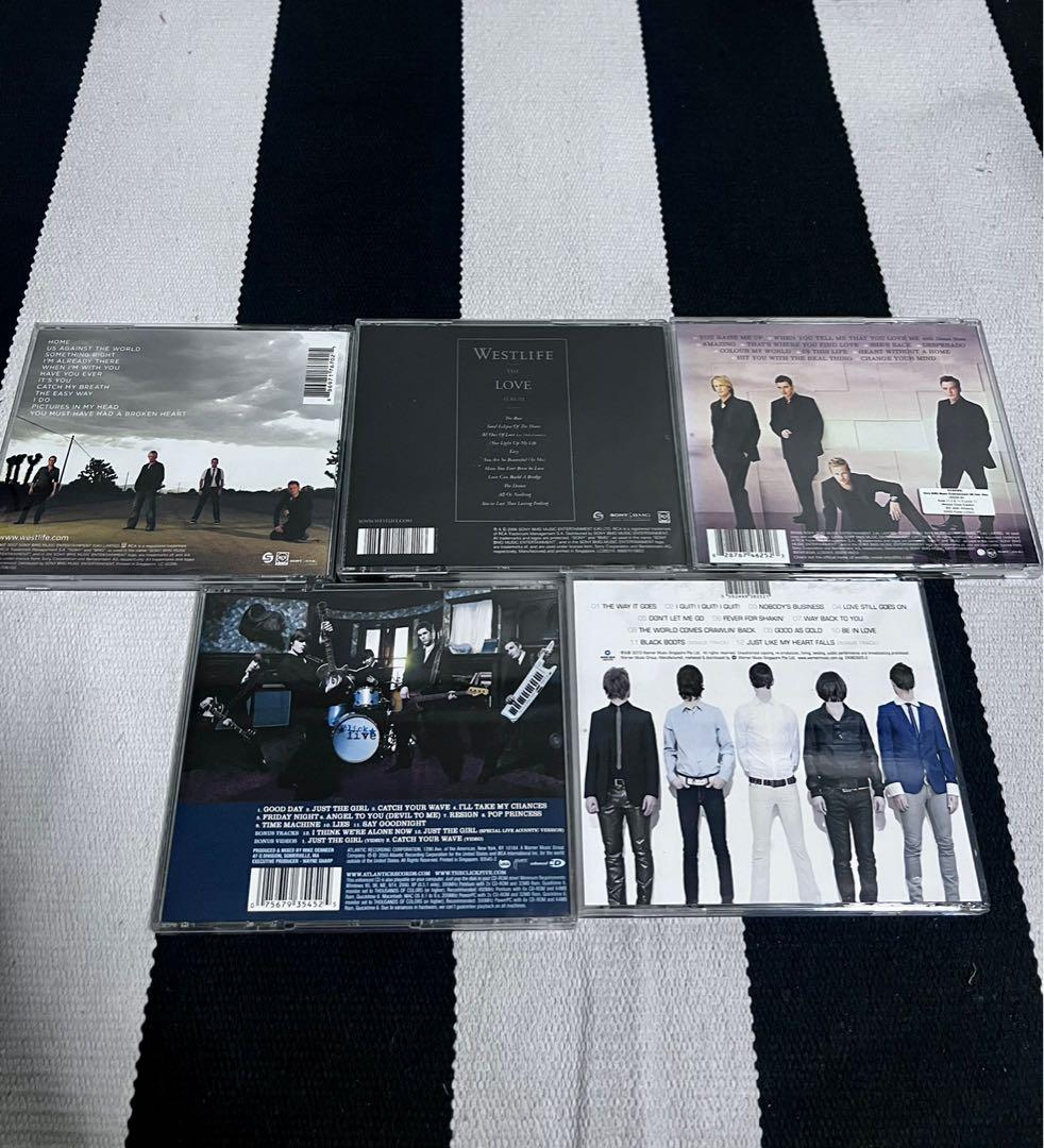 Westlife / The Click Five Original Album, Hobbies & Toys, Music & Media ...