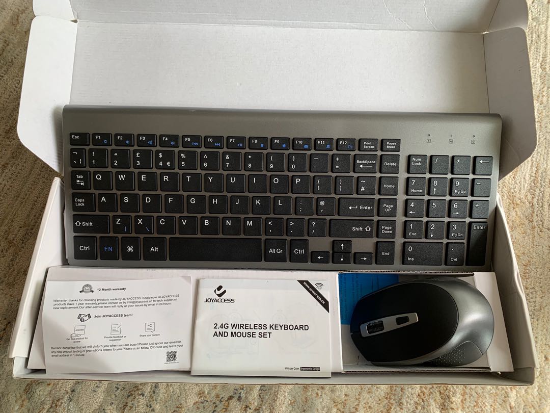 Wireless Keyboard & Mouse set (JOYACCESS), Computers & Tech, Parts & Accessories, Computer ...
