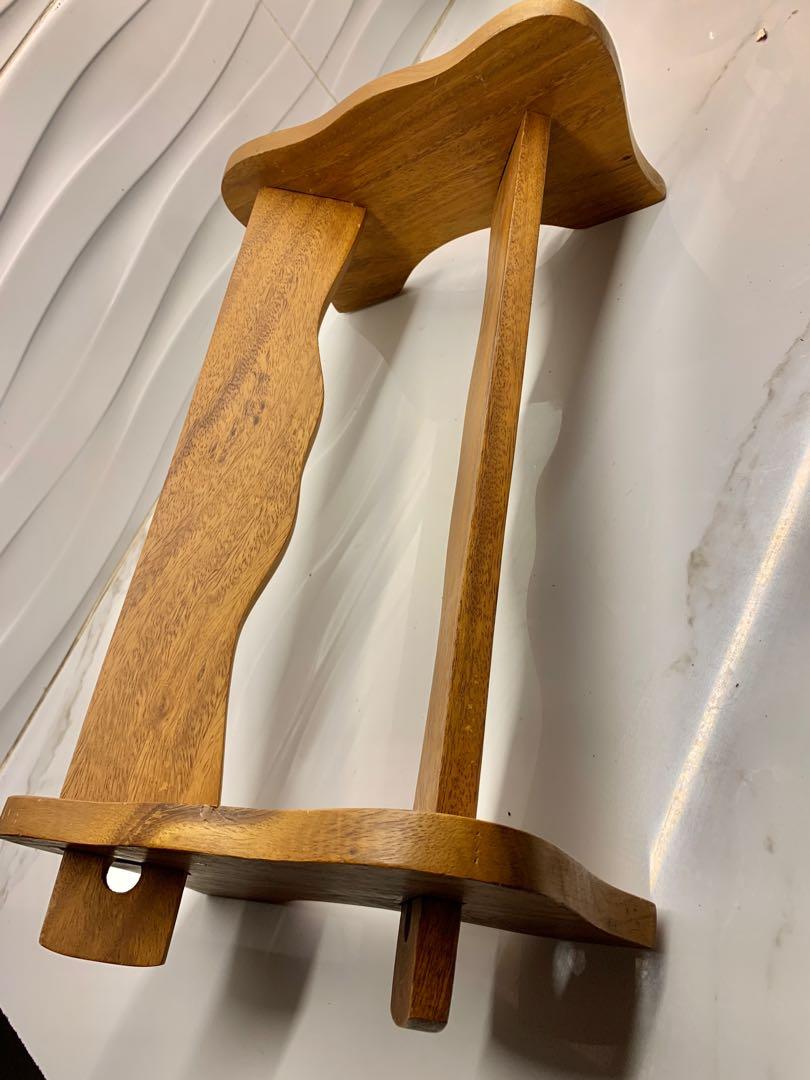 WOODEN TILTED SHELF | DESKTOP WOOD TILTED SHELF ORGANIZER | WOOD TILTED ...