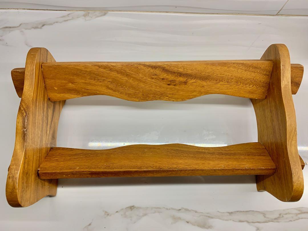 WOODEN TILTED SHELF | DESKTOP WOOD TILTED SHELF ORGANIZER | WOOD TILTED ...