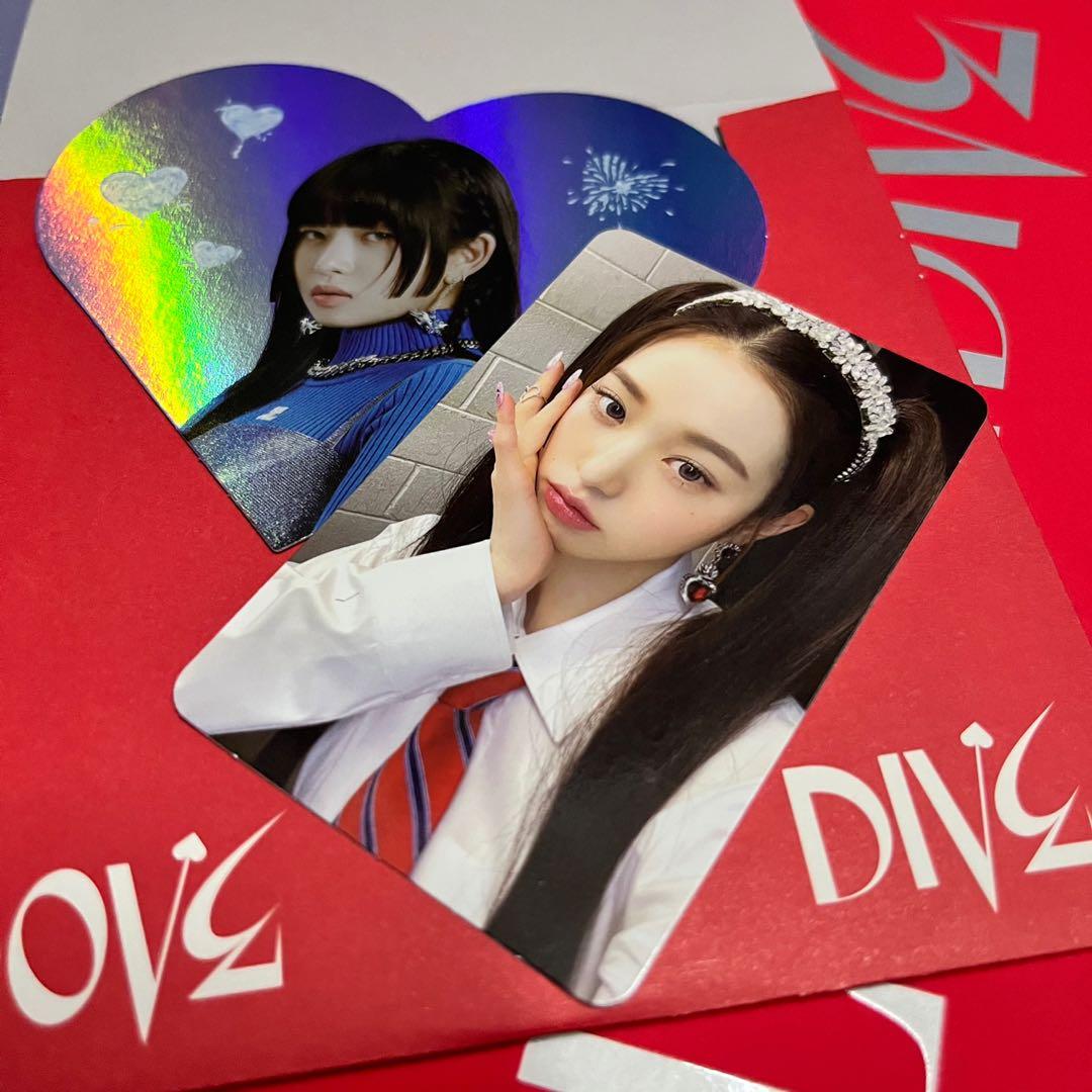 WTS wonyoung Love Dive pc/photocard (2nd single album) RED version IVE [Tags Rei, Yujin, Leeseo ...