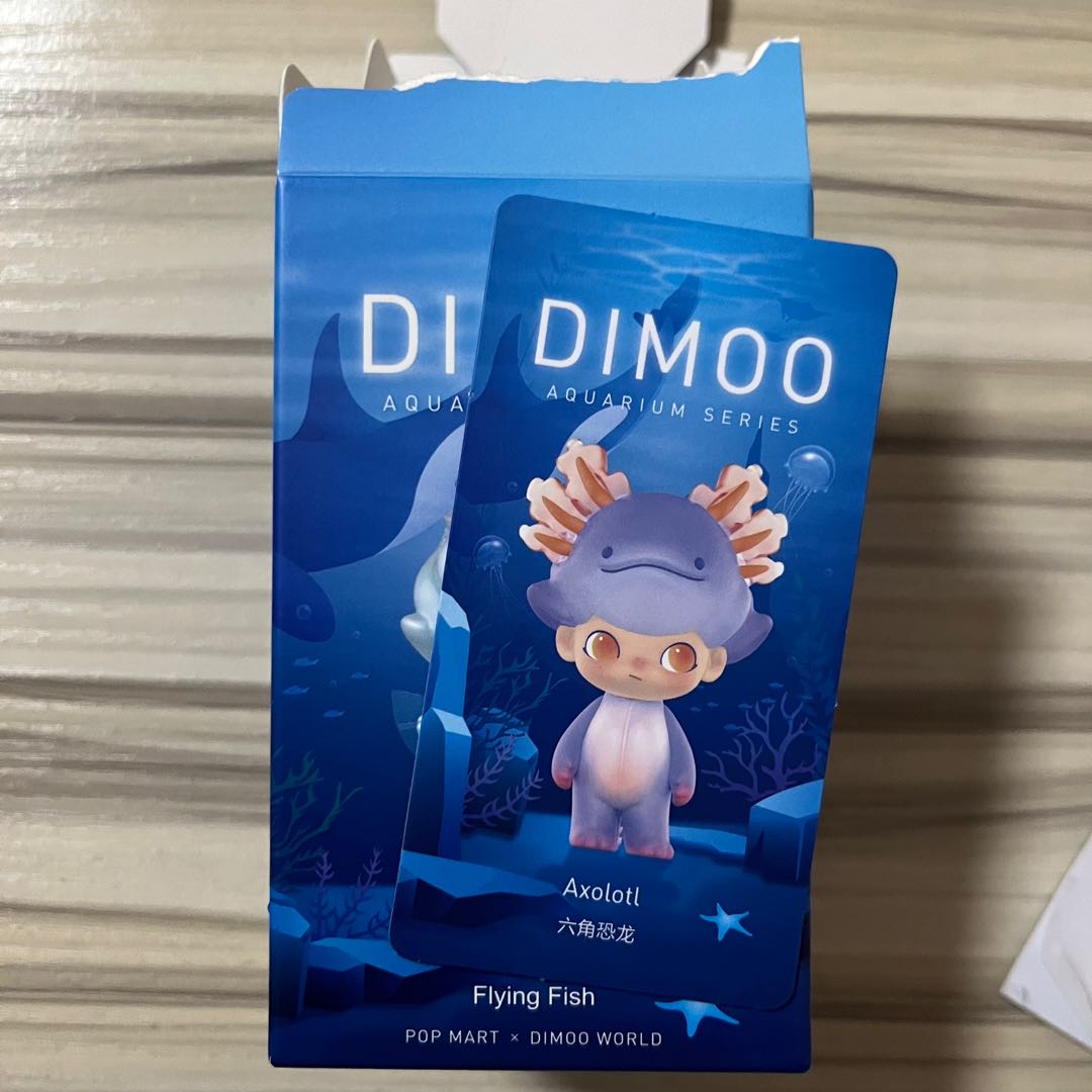 WTT/WTS Dimoo aquarium axolotl, Hobbies & Toys, Toys & Games on Carousell
