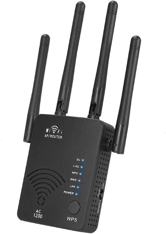 X25 1200Mbps WiFi Extender with 4 Advanced External Antennas, Home ...
