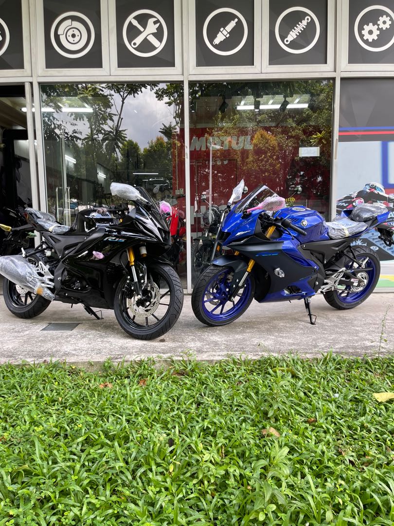 Yamaha YZF R15V4 / R155 V4, Motorcycles, Motorcycles for Sale, Class 2B on Carousell