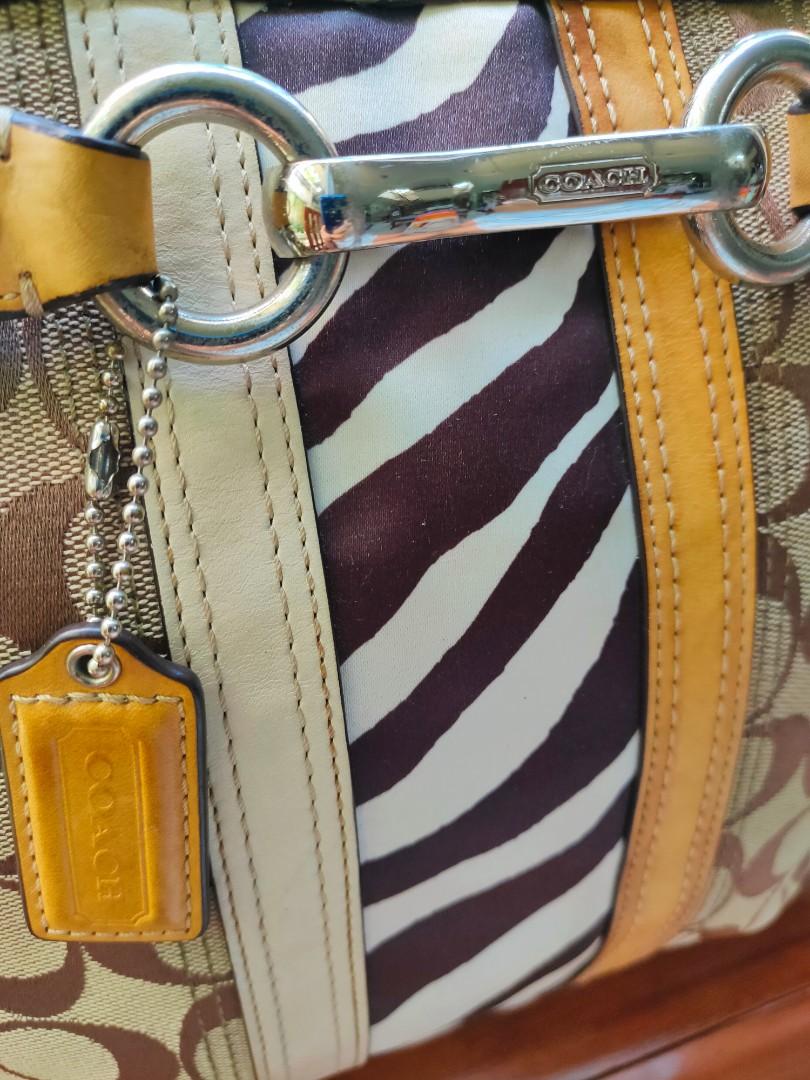 FREE LBC Pickup Shipping! 100% Original COACH Zebra Stripe F13993 Tote ...
