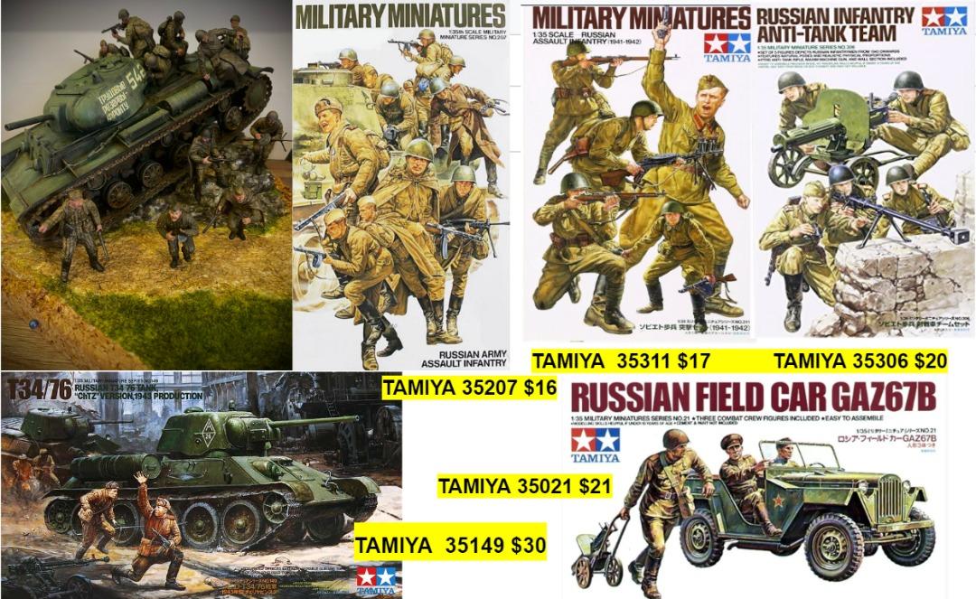 1/35 tamiya WWII models Russia and US collection, Hobbies & Toys, Toys ...