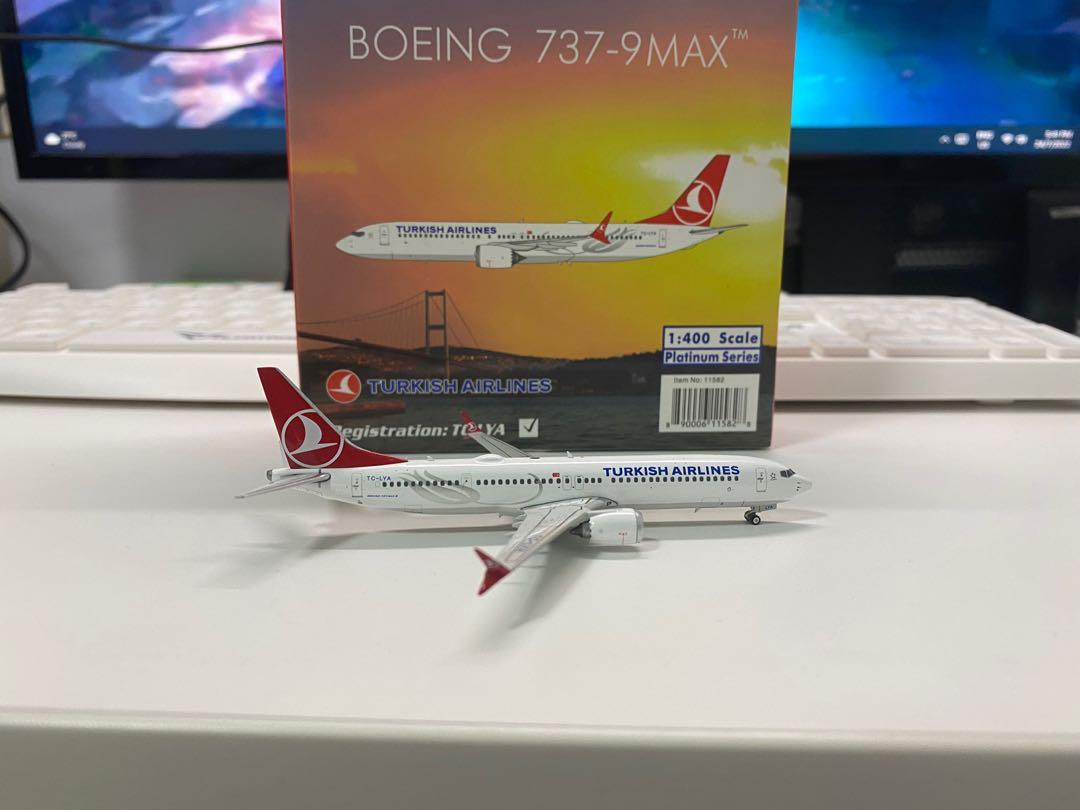1:400 Phoenix Boeing 737 Max 9 Turkish Airlines TC-LYA, Hobbies & Toys ...