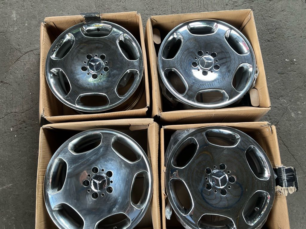17” PTW Chrome mags for Benz 5Holes pcd 112 Used, Car Parts ...