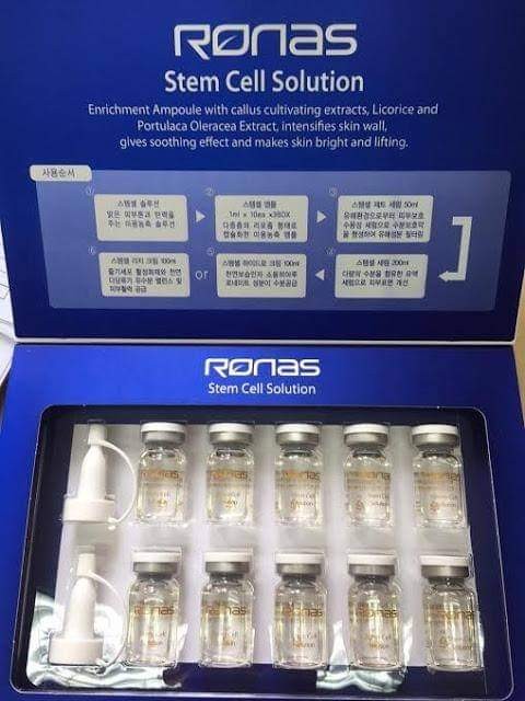 *現貨1盒，清貨價* Ronas Stem Cell Solution 幹細胞精華 5ml x 10支 , 美容＆化妝品, 健康及美容 - 皮膚護理, 面部 - 面部護理 - Carousell
