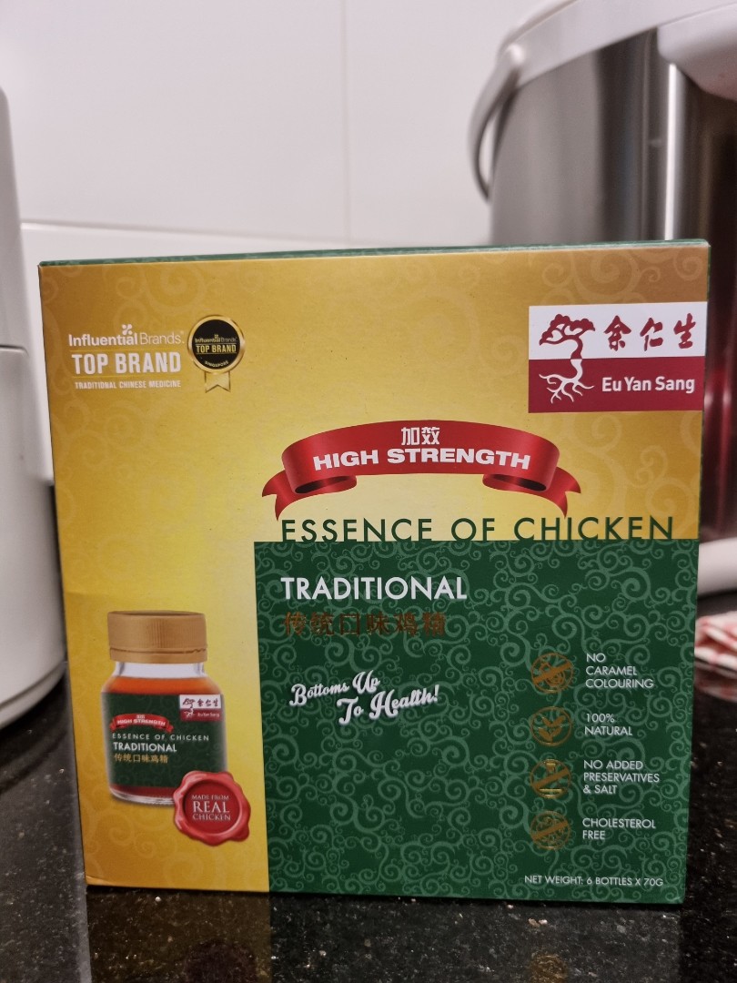 1 box of chicken essence, 6 bottles, Health & Nutrition, Health ...