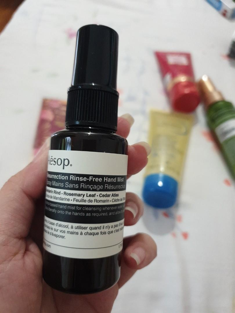 Aesop hand mist, Beauty & Personal Care, Hands & Nails on Carousell