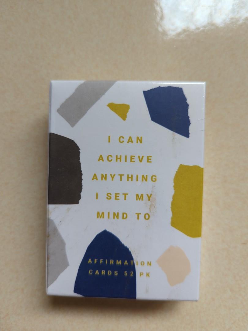 Brand New Affirmative card - I can achieve anything I set my mind to ...